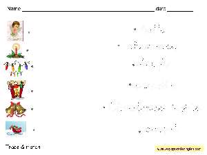 Worksheets Christmas - Fichas en Inglés Navidad | Fichas Infantiles en ...