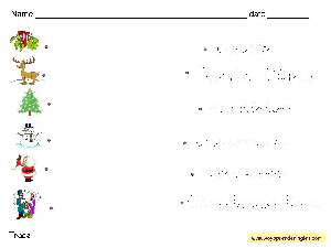 Worksheets Christmas - Fichas en Inglés Navidad | Fichas Infantiles en ...