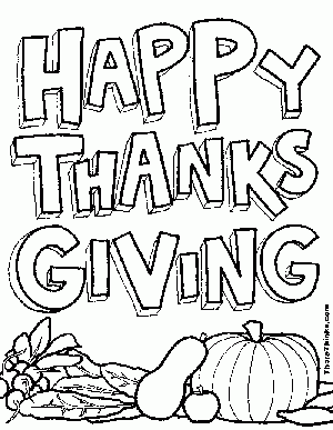 Coloring Pages Thanksgiving - Dibujos Acción de Gracias | Coloring ...