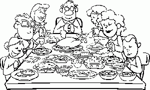 Coloring Pages Thanksgiving - Dibujos Acción de Gracias | Coloring ...
