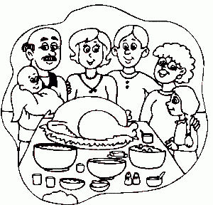 Coloring Pages Thanksgiving - Dibujos Acción de Gracias | Coloring ...